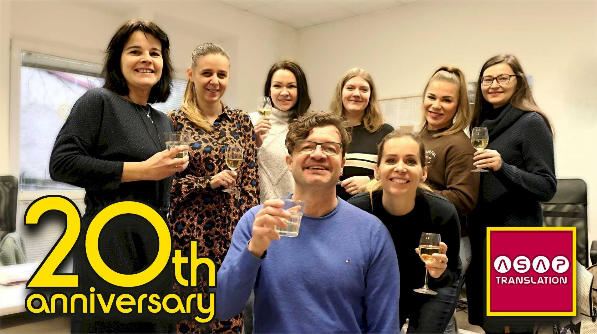 20th anniversary of the ASAP-translation agency - Localization.NEWS
